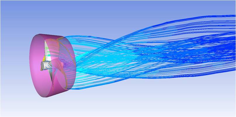 螺旋桨推进器cfd仿真模拟 上海微流咨询 专注于cae Cfd Fea项目咨询,能为您提供专业的流体力学,空气动力学分析,结构强度分析,疲劳